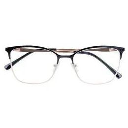 Lesebrille MIA, schwarz-gold, +1.50 dpt mit Etui