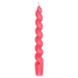 Rico Design Spiralkerze, Soft Neon Pink
