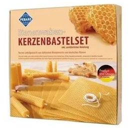 PEBARO WACHS-SET 1 - Bienenwaben-Kerzenbastelset, Naturprodukt, Bienenwachs-Kerzen