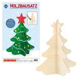 PEBARO 845/1 - Holzbausatz Tannenbaum II, 2 Teile, Holzkonstruktion zum Zusammenstecken
