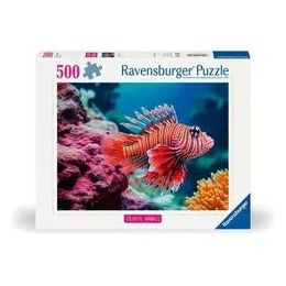 Ravensburger Erwachsenenpuzzle "Colorful Animals" 500 Teile - Rotfeuerfisch