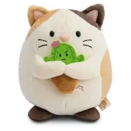 Nici Kuscheltier mymochi Katze Angy 27cm mit Kaktus