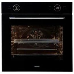 Hanseatic Einbaubackofen "HBO7213A1", Energieeffizienz: A+ (A+++-D), schwarz, B:59,5cm H:59,5cm T:56,6cm, Back&ouml;fen, inkl. 3 Jahre Herstellergarantie, Einbaubackofen