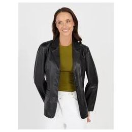 Lederjacke JCC "310174401", Damen, Gr. 38, schwarz, Obermaterial: 100% Lammleder; Futter: 100% Polyester, Jacken