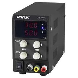 Voltcraft ESP-3005S Labornetzger&auml;t, einstellbar 0 - 30 V 0 - 5 A 150 W Steckanschluss 4 mm schmale Bauform Anzahl Ausg&auml;nge 1 x