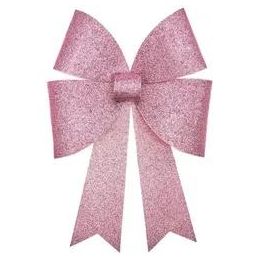 Rico Design Bastelset XL-Schleife, Glitter, Rosa,, 200 g/m2