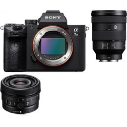 Sony Alpha ILCE-7 III + SEL FE 24-105mm f4,0 G OSS + SEL 24mm f2,8 G -100,00&euro; Street-Objektiv Sofortrabatt Aktion 2.899,00 Effektivpreis