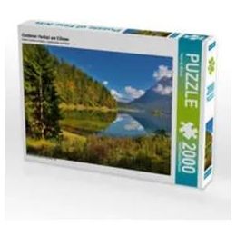 Calvendo Puzzle Goldener Herbst am Eibsee 2000 Teile Lege-Gr&ouml;&szlig;e 90 x 67 cm Foto-Puzzle Bild von Dieter-M. Wilczek