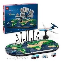 Lego Reiseerinnerungen, Spielzeugweltkarte, Geschenk f&uuml;r Familien 41838