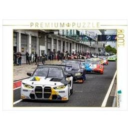 Calvendo Puzzle Ausfahrt aus der Boxengasse am N&uuml;rburgring 1000 Teile Lege-Gr&ouml;&szlig;e 64x48cm Foto-Puzzle f&uuml;r gl&uuml;ckliche Stunden