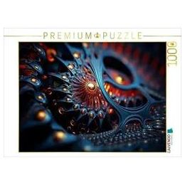 Calvendo Puzzle Fraktal kombiniert mit Korallenstruktur in 3D 1000 Teile Lege-Gr&ouml;&szlig;e 64x48cm Foto-Puzzle f&uuml;r gl&uuml;ckliche Stunden