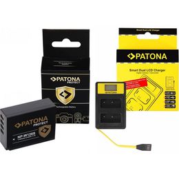 Patona Dual USB Ladeger&auml;t + 2x Akku NP-W126