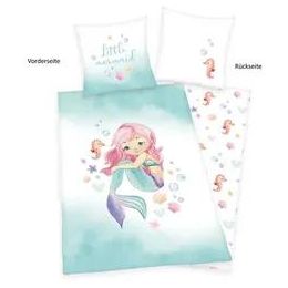 Herding Young Collection 4451250050 - YC Little mermaid Bettw&auml;sche, 80x80 cm + 135x200 cm, 100% Baumwolle