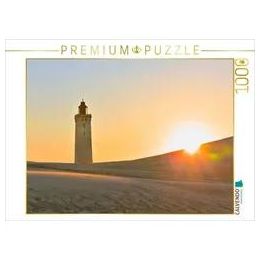 Calvendo Puzzle Der alte Leuchtturm von Rubjerg Knude in der Abendsonne 1000 Teile Lege-Gr&ouml;&szlig;e 64x48cm Foto-Puzzle f&uuml;r gl&uuml;ckliche Stunden
