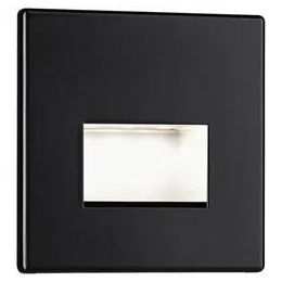 Paulmann 93094 Wand EBL Edge LED-Wandeinbauleuchte LED Schwarz (matt)