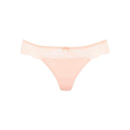 Lascana String peach Gr. 32/34 f&uuml;r Damen. Mit Schleife