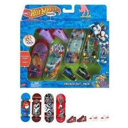 Mattel Hot Wheels Skate Fingerboards und Skateboard-Schuhe Multipack, Spielzeug f&uuml;r Kinder