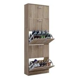 Vcm Holz Regal Schuhschrank Schuhkipper Serie Sipos XL