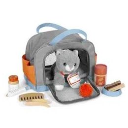 Small Foot Katze mit Tasche und Pflege-Set