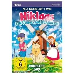 Niklaas, ein Junge aus Flandern / Die komplette 52-teilige Animeserie (Pidax Animation) [4 DVDs]