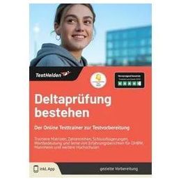 Deltapr&uuml;fung 2025 bestehen - der Online Testtrainer zur Testvorbereitung