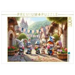Calvendo Puzzle Das Fr&uuml;hlingsfest der kleinen Ritter: Farbenfrohe Freuden 1000 Teile Lege-Gr&ouml;&szlig;e 64x48cm Foto-Puzzle f&uuml;r gl&uuml;ckliche Stunden