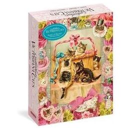 Cynthia Hart's Victoriana Cats: Basket of Mischief 1,000-Piece Puzzle