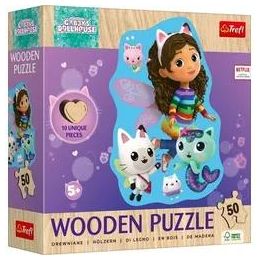Trefl Holz Puzzle Junior 50 - Gabby's Dollhouse