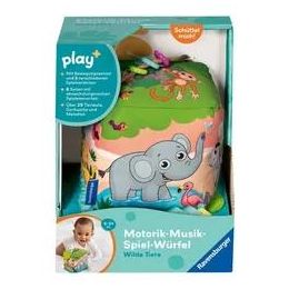 Ravensburger Play+ Motorik-Musik-Spiel-W&uuml;rfel: Wilde Tiere - ab 6 Monate