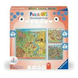Ravensburger Kinderpuzzle 100, 121, 144 Teile - Puzzle UP! Geschichte - Steinzeit, Altes Rom, Mittelalter