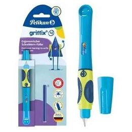 Pelikan F&uuml;ller griffix RH A neon freshblue Blister