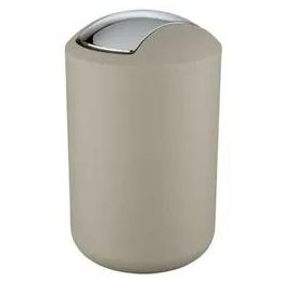 Wenko Schwingdeckeleimer Mod. Brasil Taupe L, 6,5 Liter