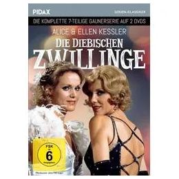 Die diebischen Zwillinge / Die komplette 7-teilige Gaunerkom&ouml;die mit den Kessler-Zwillingen (Pidax Serien-Klassiker) [2 DVDs]