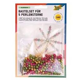 Folia Bastelset Perlensterne klassisch f&uuml;r 5 Sterne 340 Teile