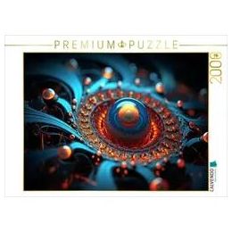 Calvendo Puzzle Fraktal kombiniert mit Planetensystem 2000 Teile Lege-Gr&ouml;&szlig;e 90x67cm Foto-Puzzle f&uuml;r gl&uuml;ckliche Stunden