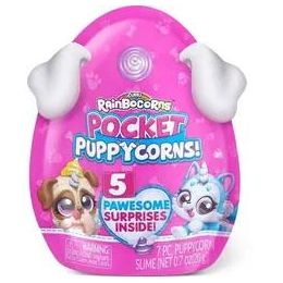 RAINBOCORNS-POCKET PUPPYCORN SURPRISE-BOBBLE HEAD SMALL,S1,FOIL BAG,SQ,12PC