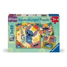 Ravensburger Kinderpuzzle 3x49 Teile - Disney Stitch 12004114 1St.