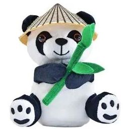 K&ouml;gler Pl&uuml;sch Laber-Panda Bao Bao mit Hut und Bambus 145x12x18cm