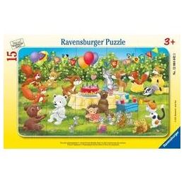 Ravensburger Kinderpuzzle Tierische Geburtstagsfeier 15 Teile