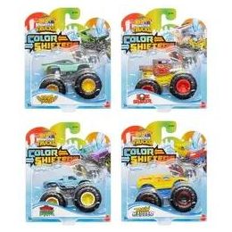 Mattel Hot Wheels Monster Trucks Farbwechsel 1:64, 1 Spielzeugtruck f&uuml;r Kinder