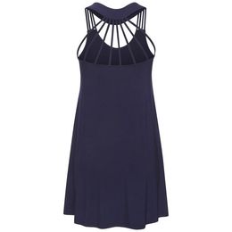 s.Oliver Strandkleid blau Gr. 36 f&uuml;r Damen. Mit Rundhals. Figurumspielend. Nachhaltig.