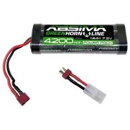 Absima Modellbau-Akkupack (NiMh) 7.2 V 4200 mAh Zellen-Zahl: 6 Hardcase T-Buchse, Tamiya-Buchse