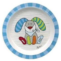 Sigikid 25387 - Teller Hase Ringel Dingel Kinderbunt