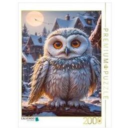 Calvendo Puzzle Die Schneeeule aus Europa 2000 Teile Lege-Gr&ouml;&szlig;e 90x67cm Foto-Puzzle f&uuml;r gl&uuml;ckliche Stunden