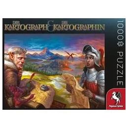 Pegasus Spiele Puzzle Motiv Kartograph, 1.000 Teile