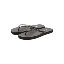 LSCN BY LASCANA Badezehentrenner 'Flip-Flops, Badelatsche, Badeschuhe, Sandale, Pantolette, Badeschlappe' schwarz Gr. 36 f&uuml;r Damen