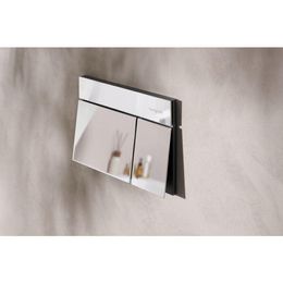 Hansgrohe iFrame Element E Bet&auml;tigungsplatte 66003000 f&uuml;r 2-Mengen-Sp&uuml;lung, Metall, chrom