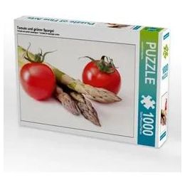 Calvendo Tomate und gr&uuml;ner Spargel (Puzzle)