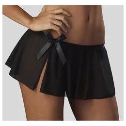 Stringrock Petite Fleur Gold, Damen, Gr. 44/46, schwarz, Netz, Obermaterial: 90% Polyamid, 10% Elasthan, weit, Unterhosen, aus leicht transparentem Netzmaterial