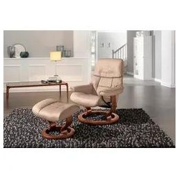 Relaxsessel stressless "Ruby", beige (sand paloma), B:88cm H:99cm T:77cm, Leder BATICK: Batick ist ein leicht korrigiertes, durchgef&auml;rbtes und genarbtes M&ouml;belleder, bei dem die meisten Unebenheiten und Spuren in der Regel entfernt wurden. Batick wird mitunter doppelt&ouml;nig gef&auml;rbt, um der Oberfl&auml;che mehr Lebendigkeit zu verleihen. Dank einer sch&uuml;tzenden Oberfl&auml;chenbehandlung lassen sich die meisten 